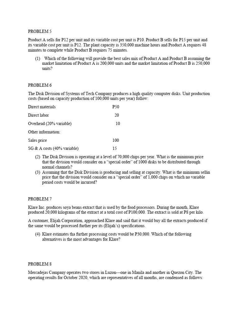 Sba Problems Set 2. Stodu | PDF | Economies | Private Sector