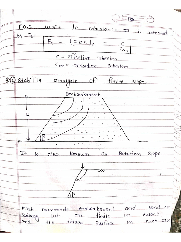 Stability Analysis of Finite Slope | PDF