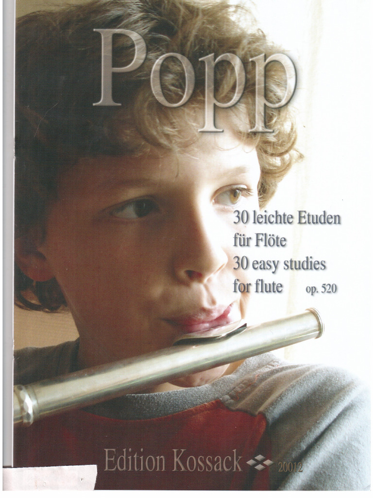 Popp 30 Leichte Etuden | PDF