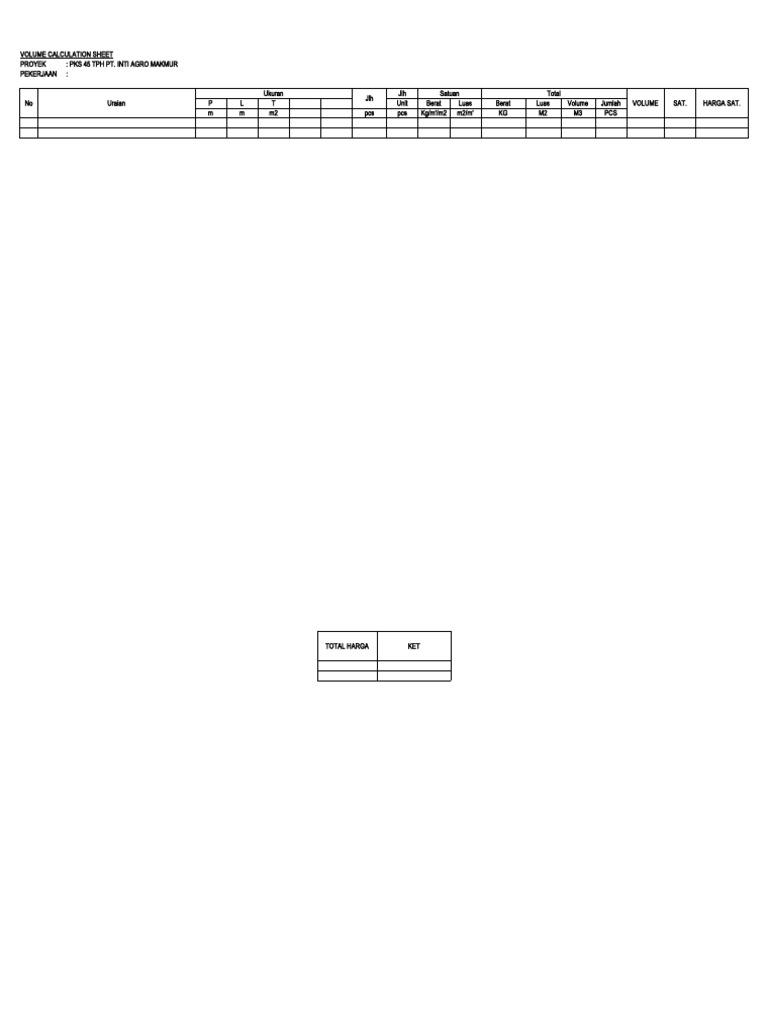 Calculation Sheet | PDF