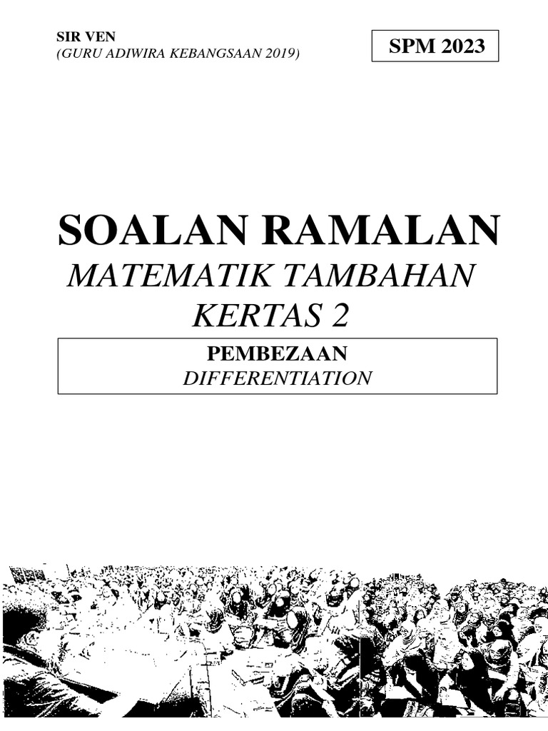 Soalan Ramalan Pembezaan SPM 23 | PDF