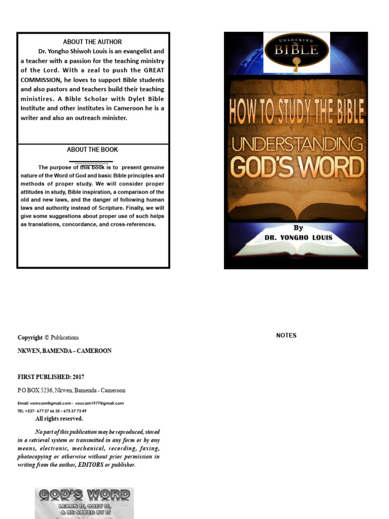 How To Study The Bible | PDF | Bible | Logos (Christianity)