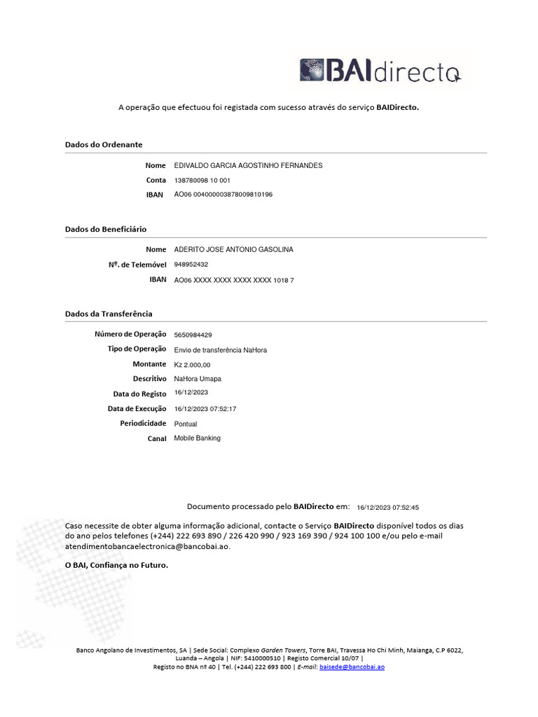 Comprovativo 1 | PDF | Direito