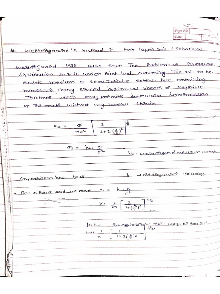 Westergard Method | PDF