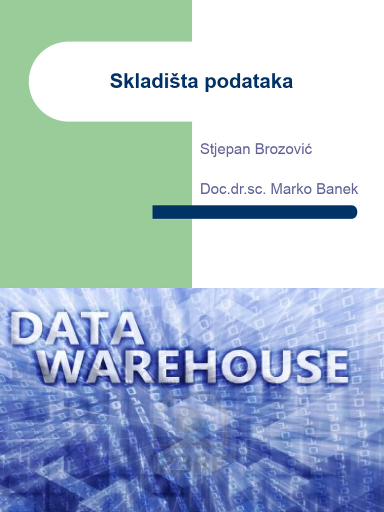Skladi Ta Podataka | PDF