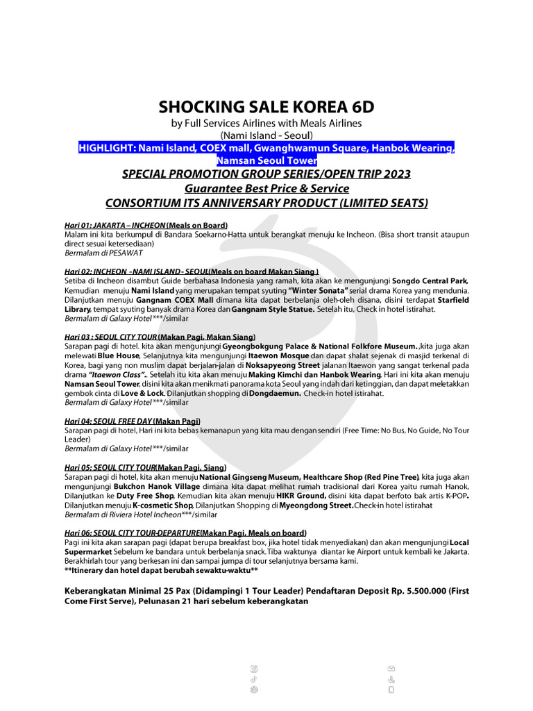 SHOCKING SALE KOREA 6D Update NOKP REV 1 | PDF