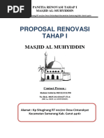 PROPOSAL PEMBANGUNAN MASJID TERBARU 2025docx | PDF