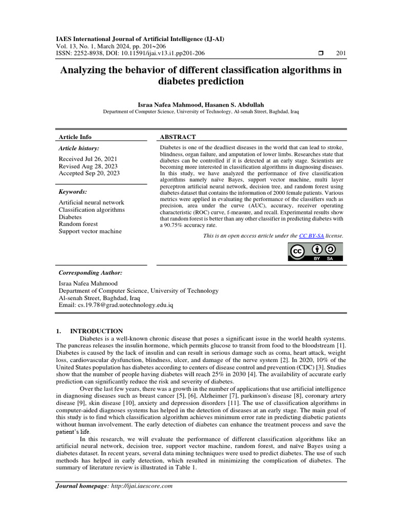 Analyzing The Behavior Of Different Classification Algorithms In