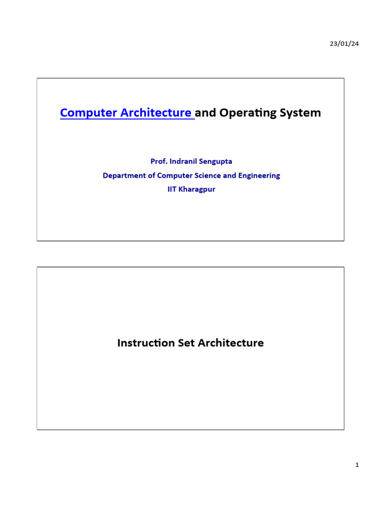 04 ISA AddressingModes | PDF | Computer Architecture | Digital Electronics