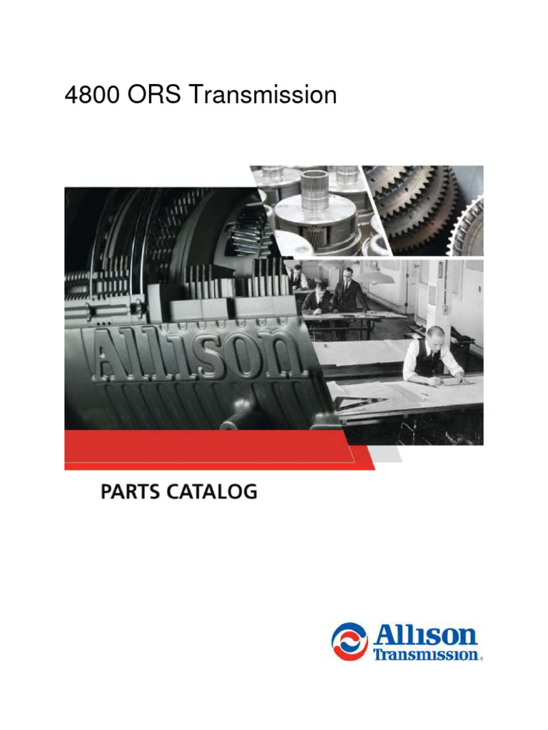 Allison Part Catalog - 4800 ORS (E027921) | PDF | Electrical Connector | Valve
