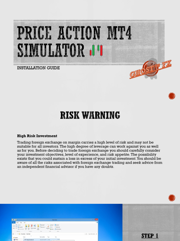Price Action MT4 Simulator Installation | PDF