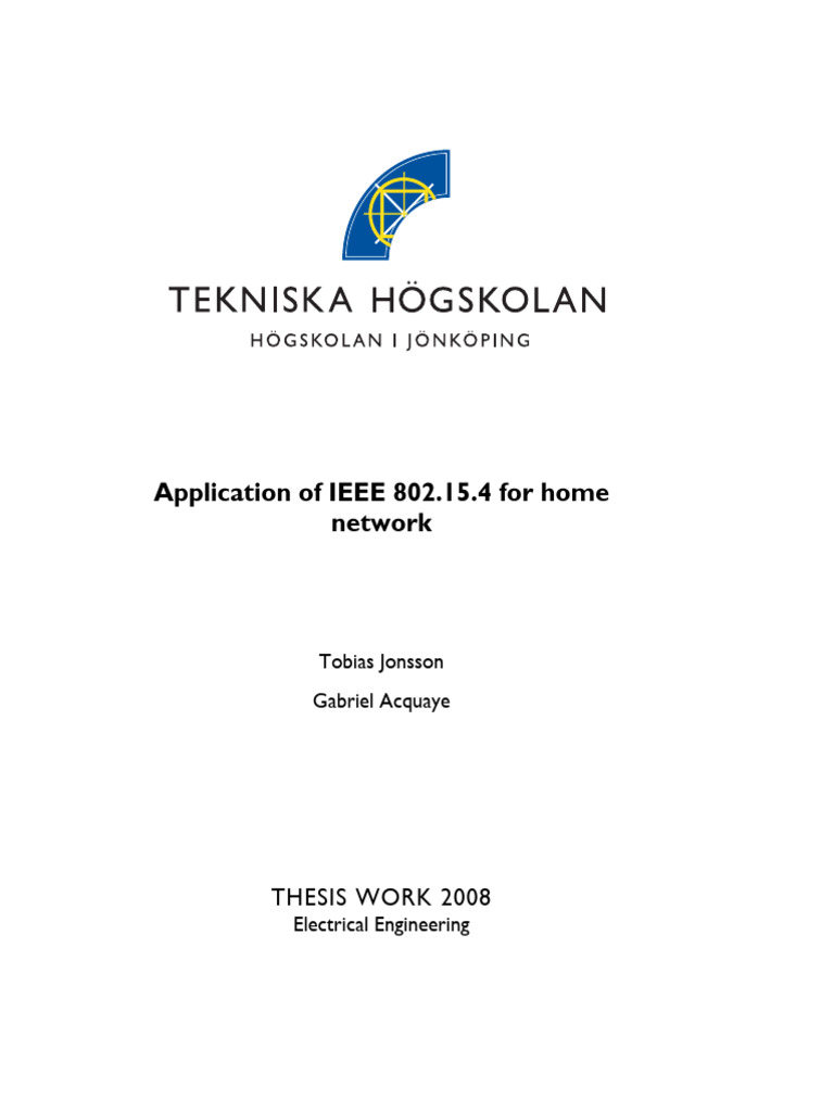 Fulltext01 | PDF | Computer Network | Wireless