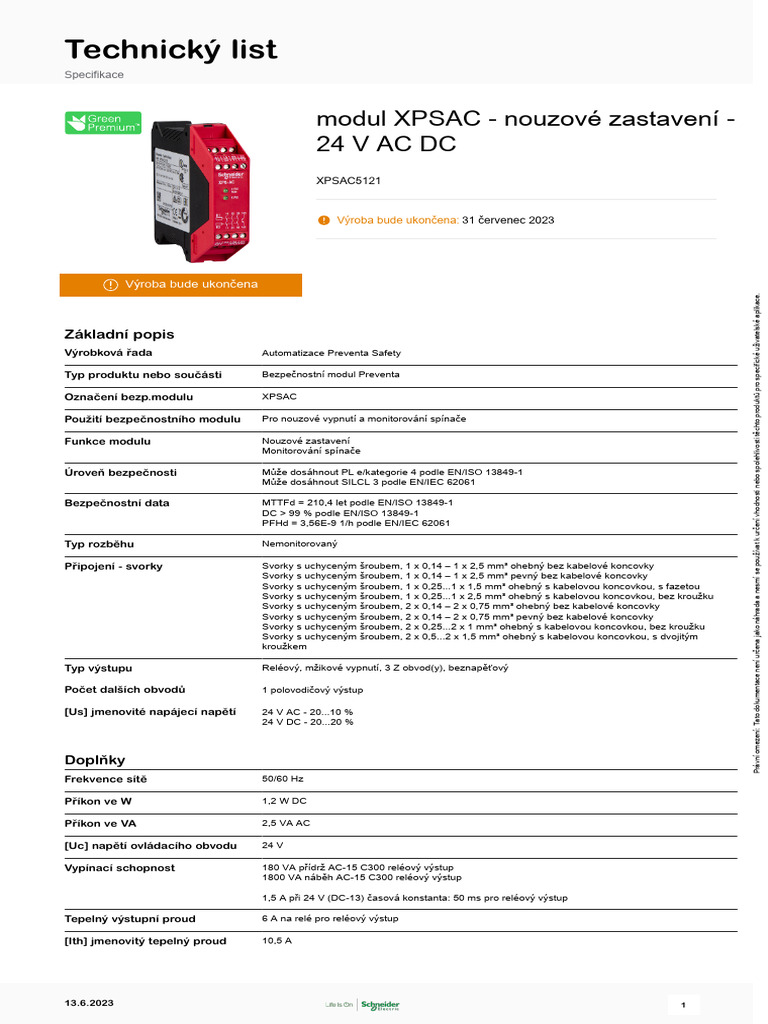 Preventa XPS - XPSAC5121 | PDF