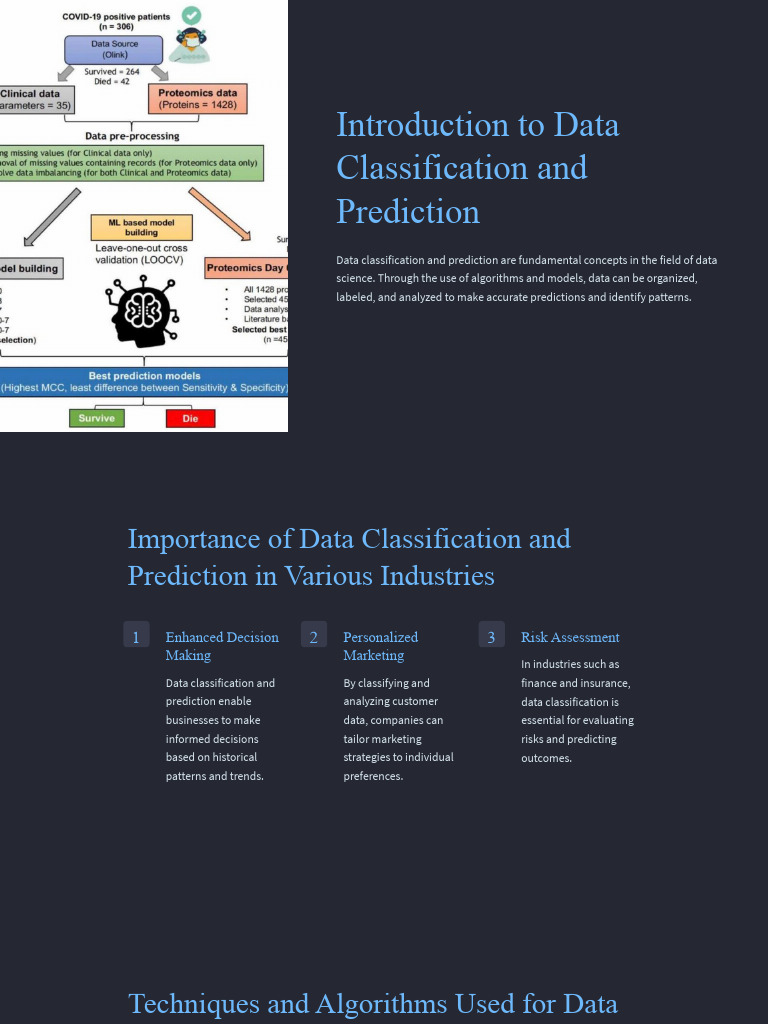 Introduction To Data Classification and Prediction | PDF | Cluster ... Introduction To Data Classification and Prediction | PDF | Cluster ...