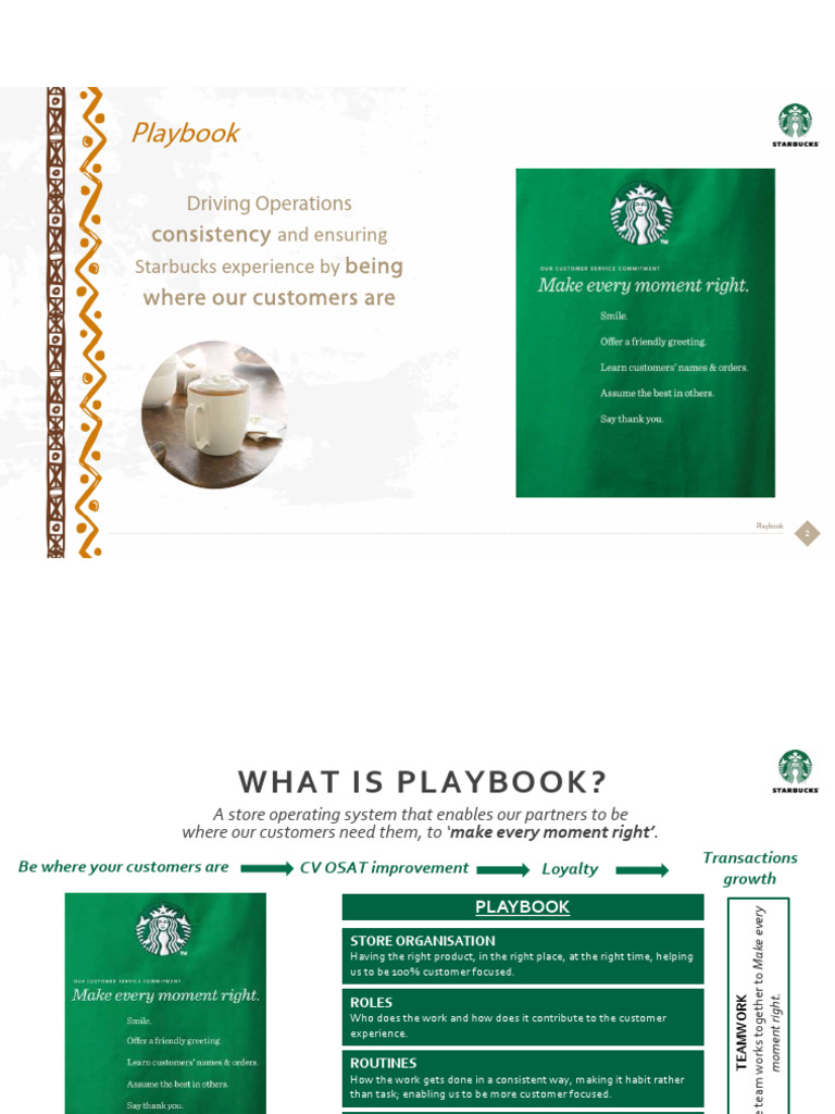Starbucks Operations Consistency Guide | PDF | Economies | Business