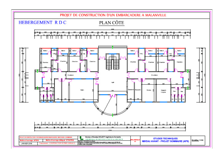 Plan Coté Hébergement RDC | PDF