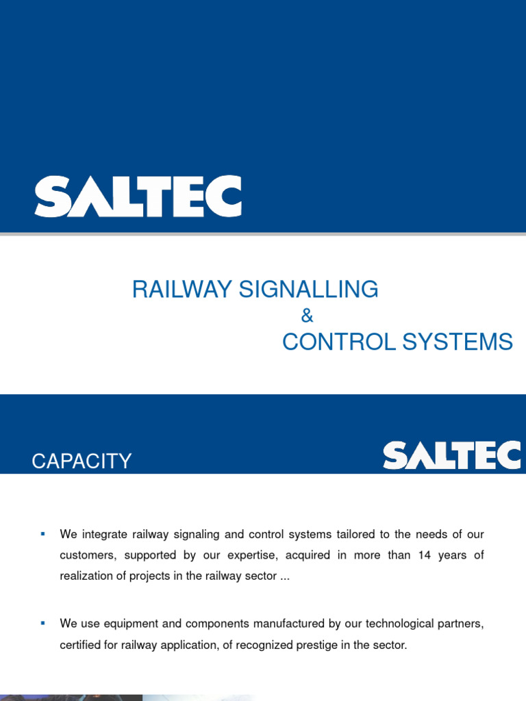 50 SALTEC SIG Eng V11 | Download Free PDF | Rail Transport | Scada