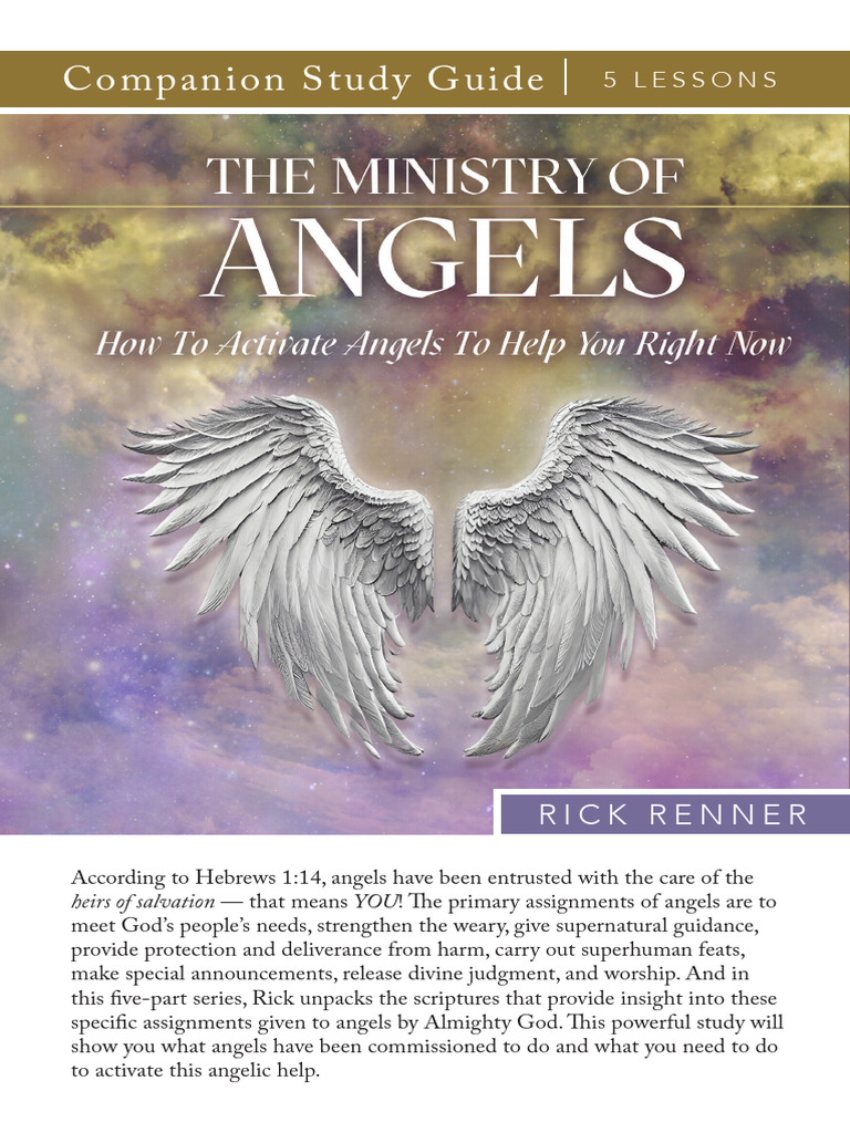 Rick Renner - Study Guide - The Ministry of Angels | PDF | Angel | Jesus