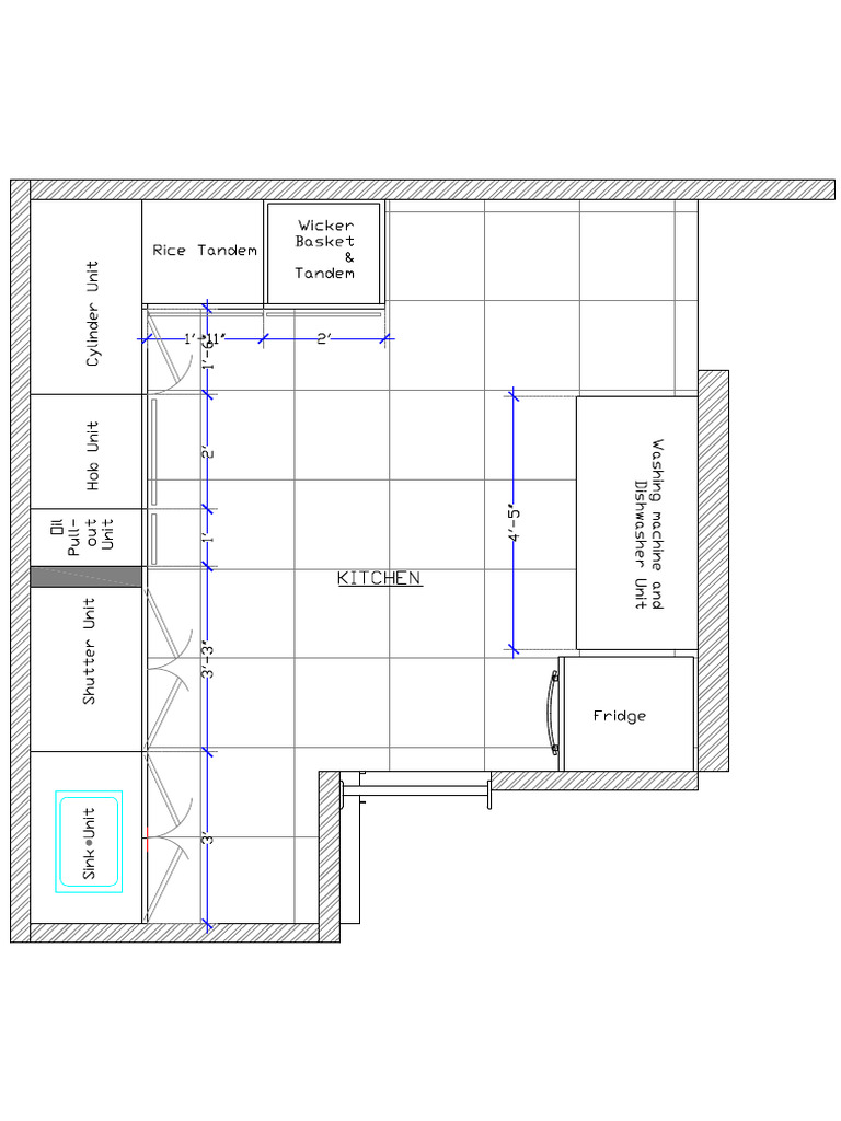 MR - Justin Padappai Kitchen Bottom Layout | PDF