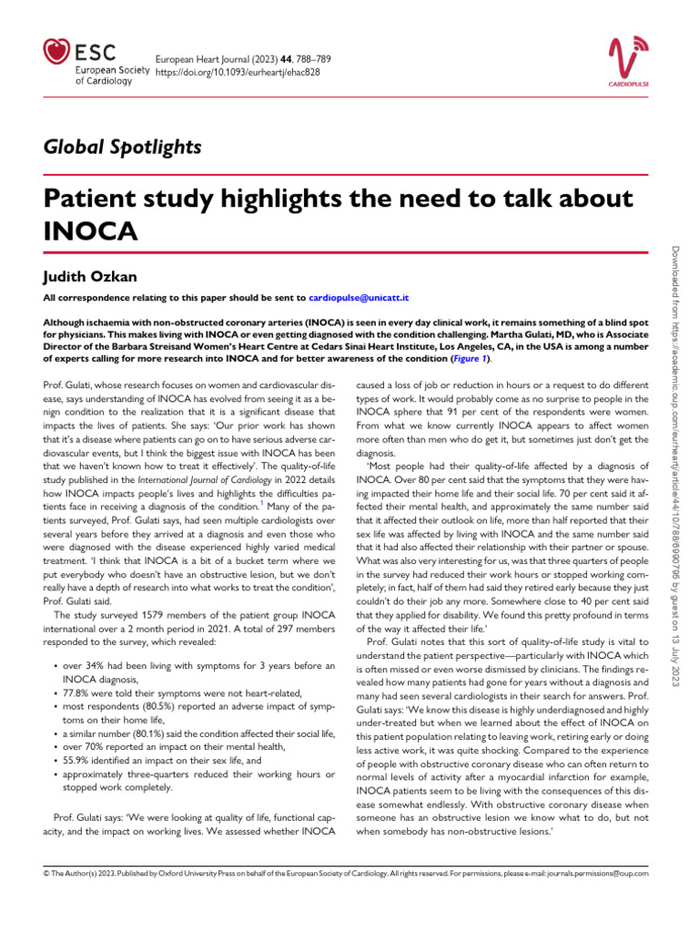 Ehac 828 | PDF | Cardiology | Medical Diagnosis