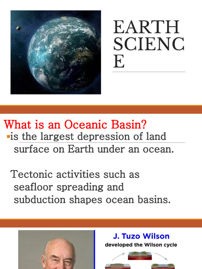 Earth Science - PPT 8 | PDF | Plate Tectonics | Seabed