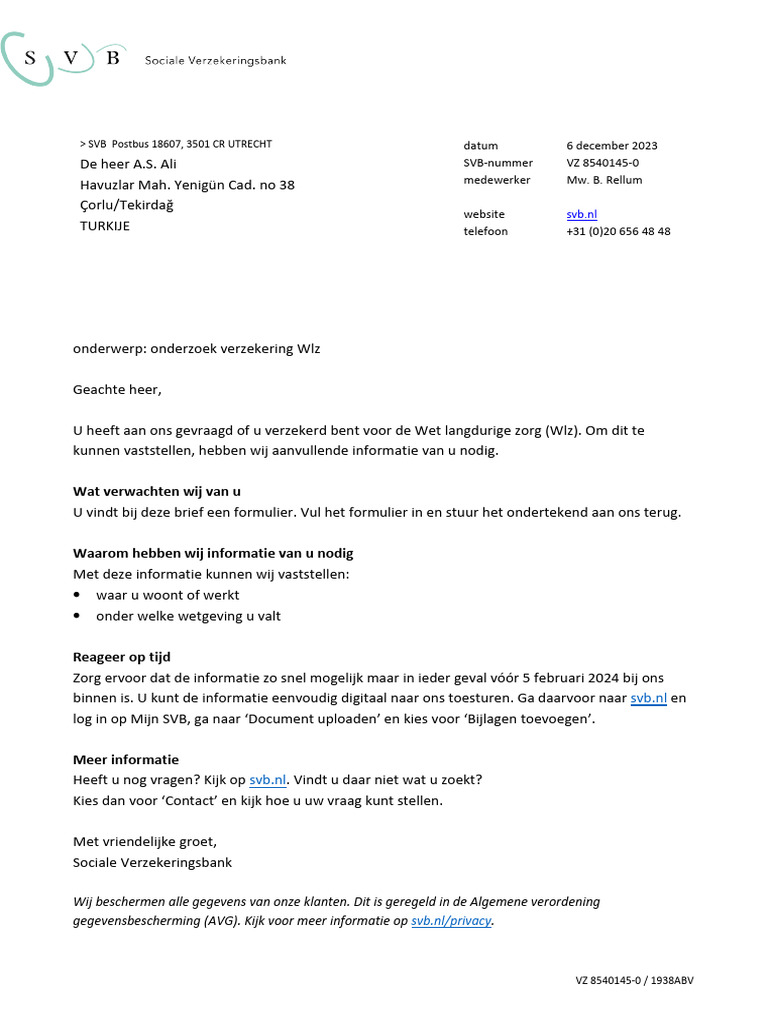 Post Van de SVB | PDF