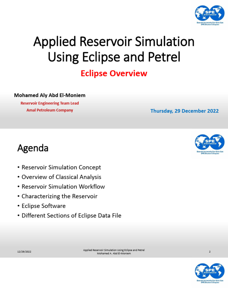 Lecture 1 1675537793 | PDF | Petroleum Reservoir | Simulation