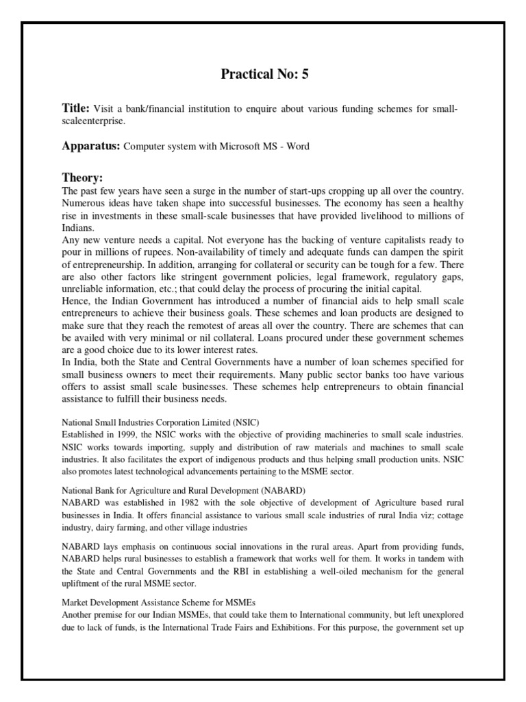 Ede Prac 5 | PDF | Entrepreneurship | Venture Capital