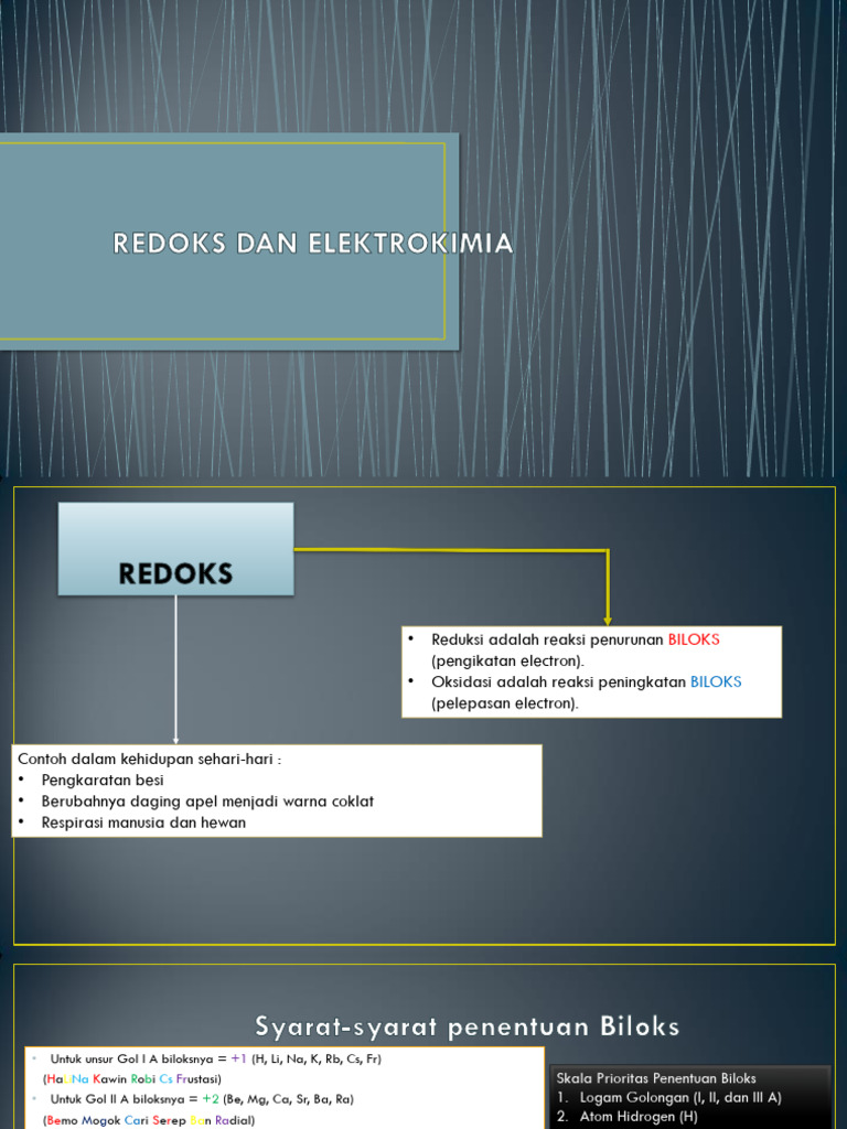Redoks Dan Elektrokimia | PDF