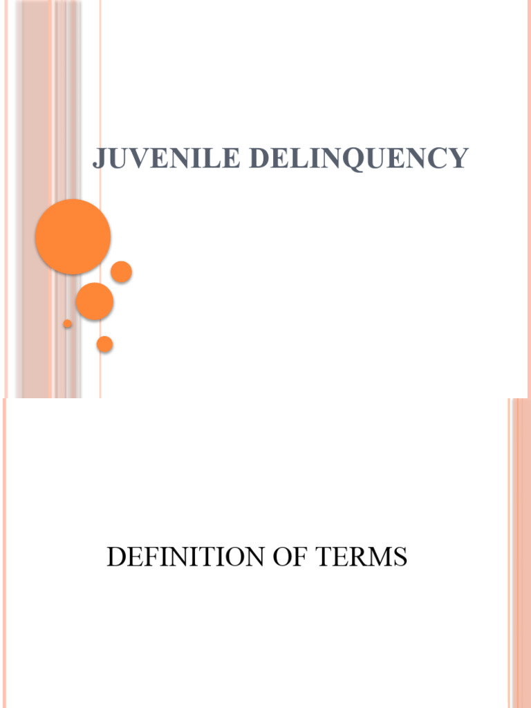 Juvenile Delinquency | PDF | Juvenile Delinquency | Id