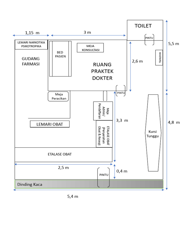 Desain Apotek dan Ruang Praktek Dokter | PDF