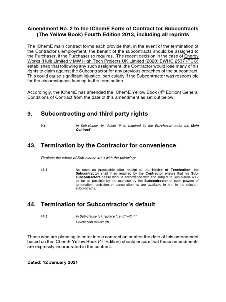 ICHEMEyellow 4th Edn Amend No2 Jan 2021 | PDF | Finance & Money ...