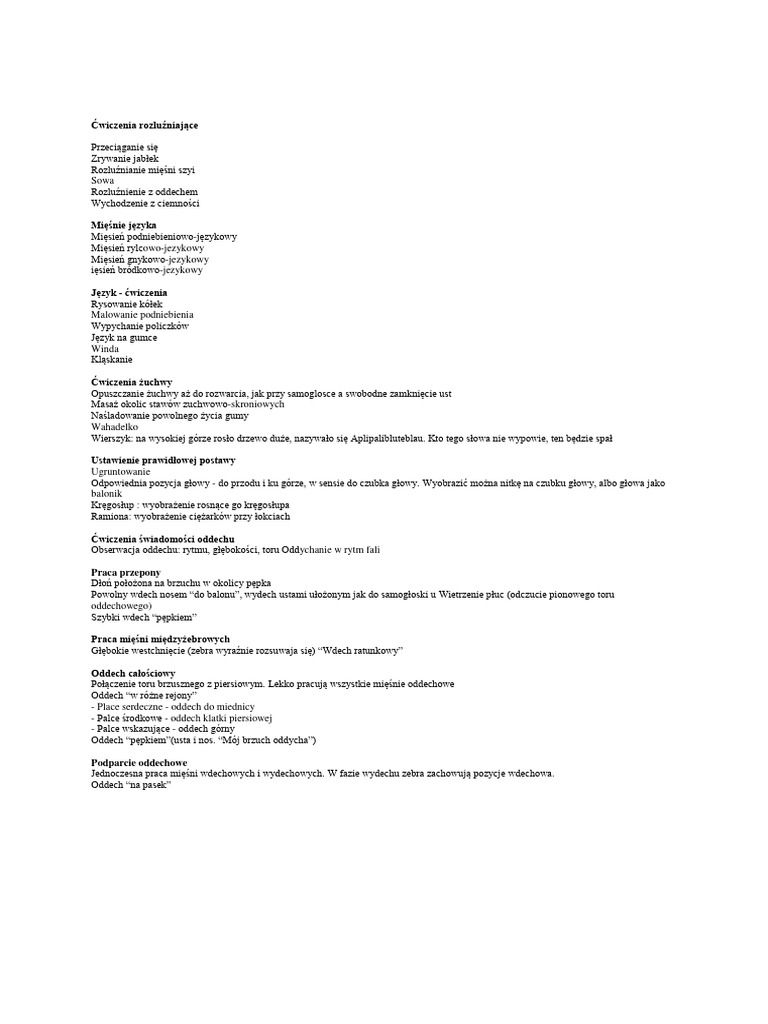 Wykład 2 - Emisja Głosu | PDF Wykład 2 - Emisja Głosu | PDF