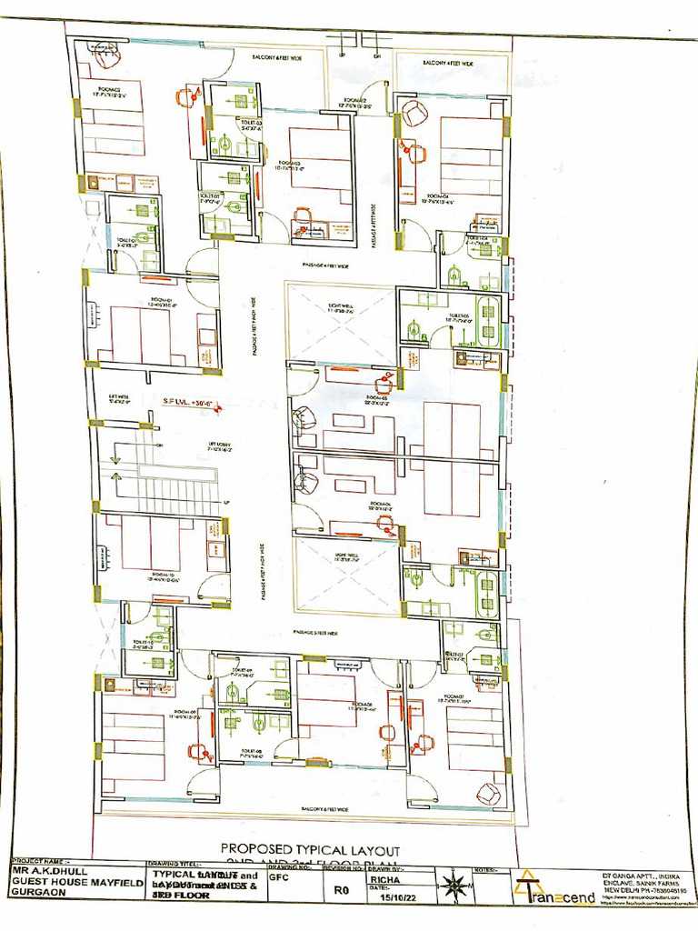 AC & Furniture Layout 2nd & 3rd Floor | PDF
