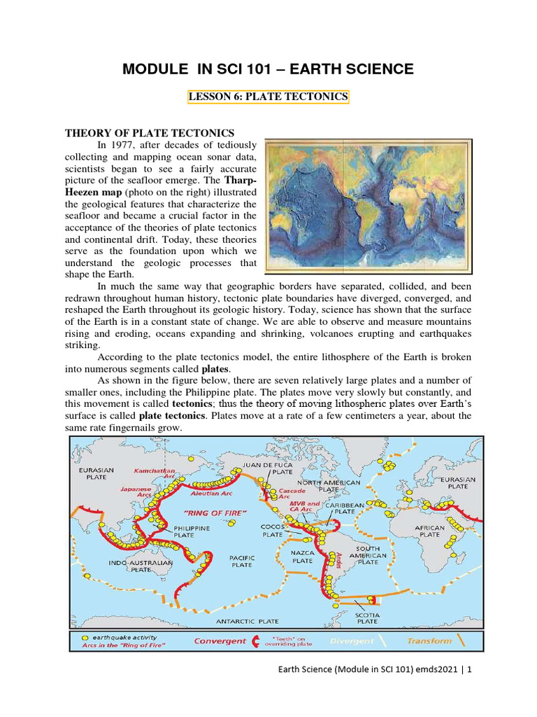 Understanding Plate Tectonics Basics | PDF | Plate Tectonics | Applied ...