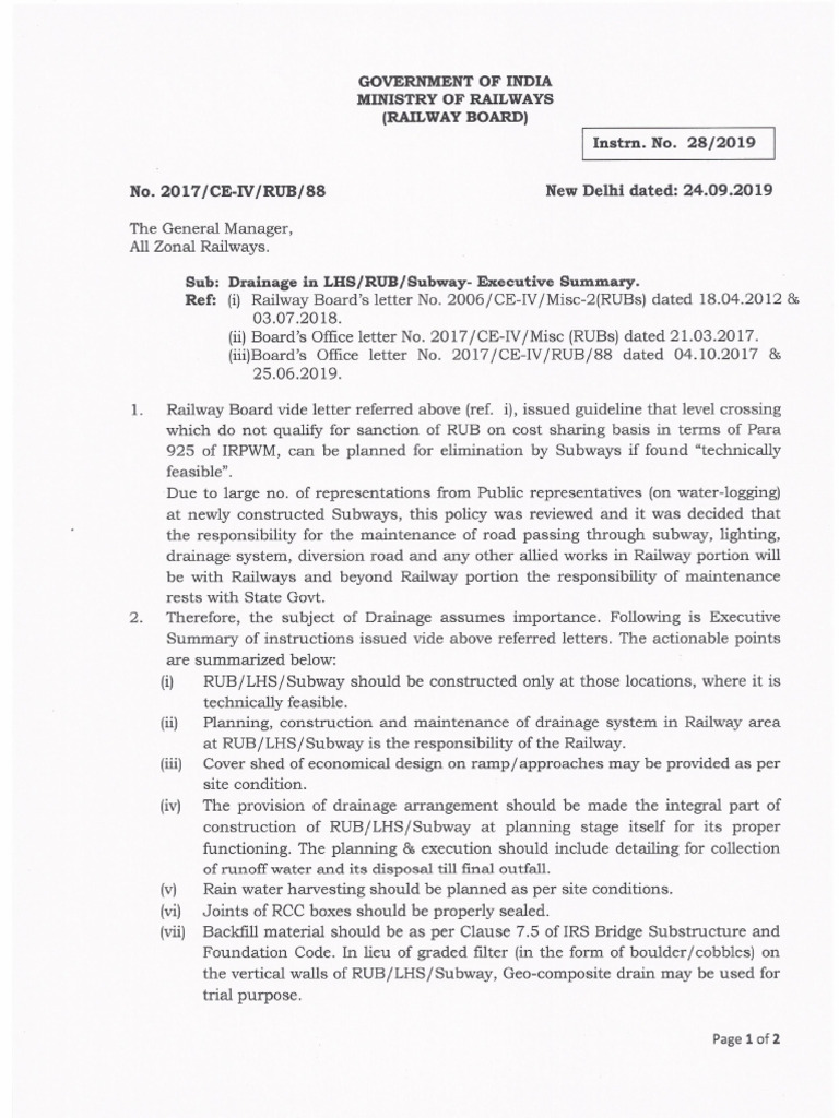 RB Letter - GCD - 24092019 | PDF