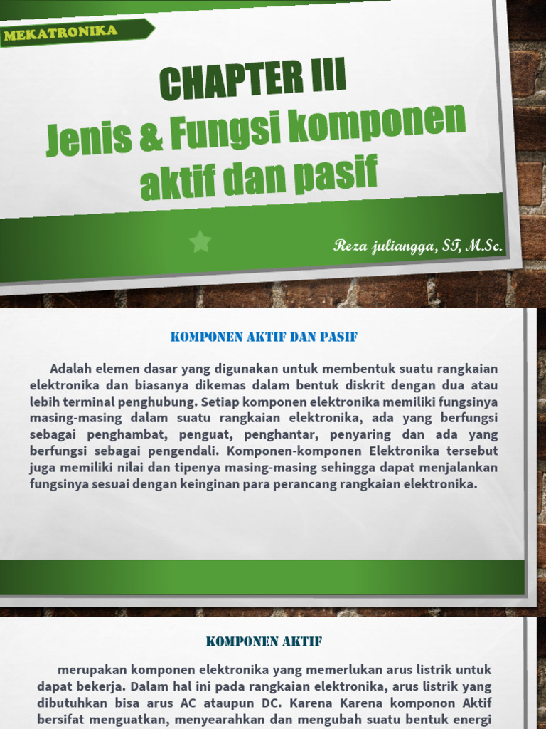 CP3 (Jenis dan Fungsi komponen) | PDF