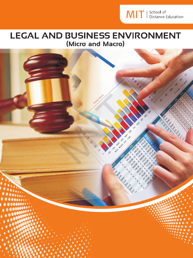 195-Legal and Business Environment (Micro and Macro) Book | PDF