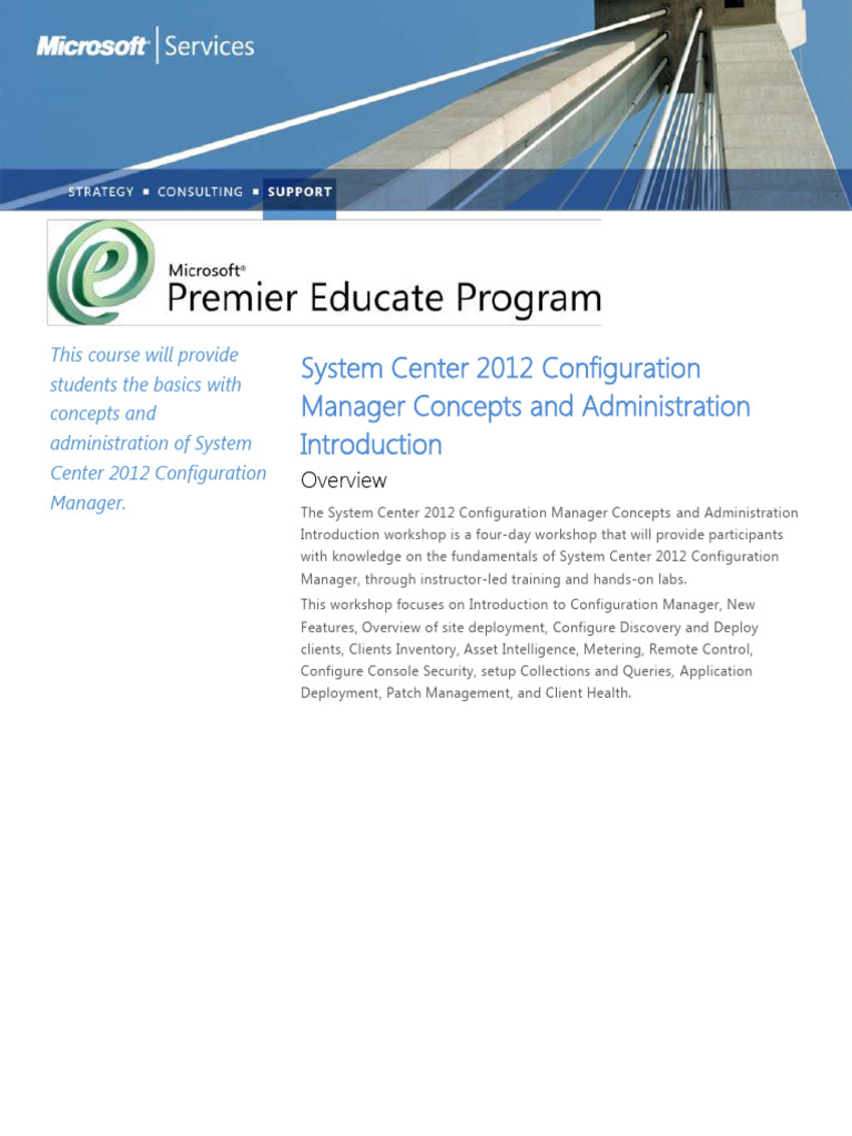 System Center Configuration Manager 2012 Concepts and Administration ...