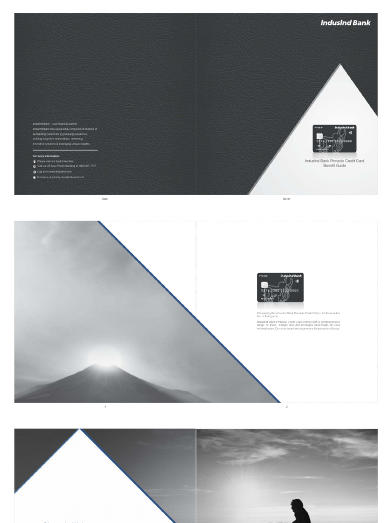 IndusInd Pinnacle Credit Card Benefits Guide | PDF