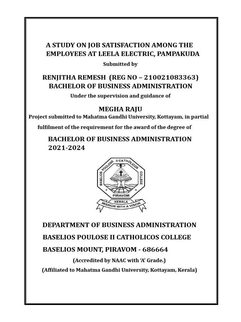 R Project | PDF | Job Satisfaction | Sampling (Statistics)