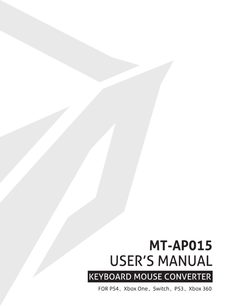 AP015 Keyboard and Mouse Adapter User Manual | PDF