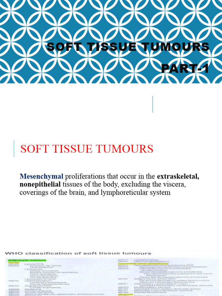 Soft Tumour Tissue | PDF | Neoplasms | Tendon