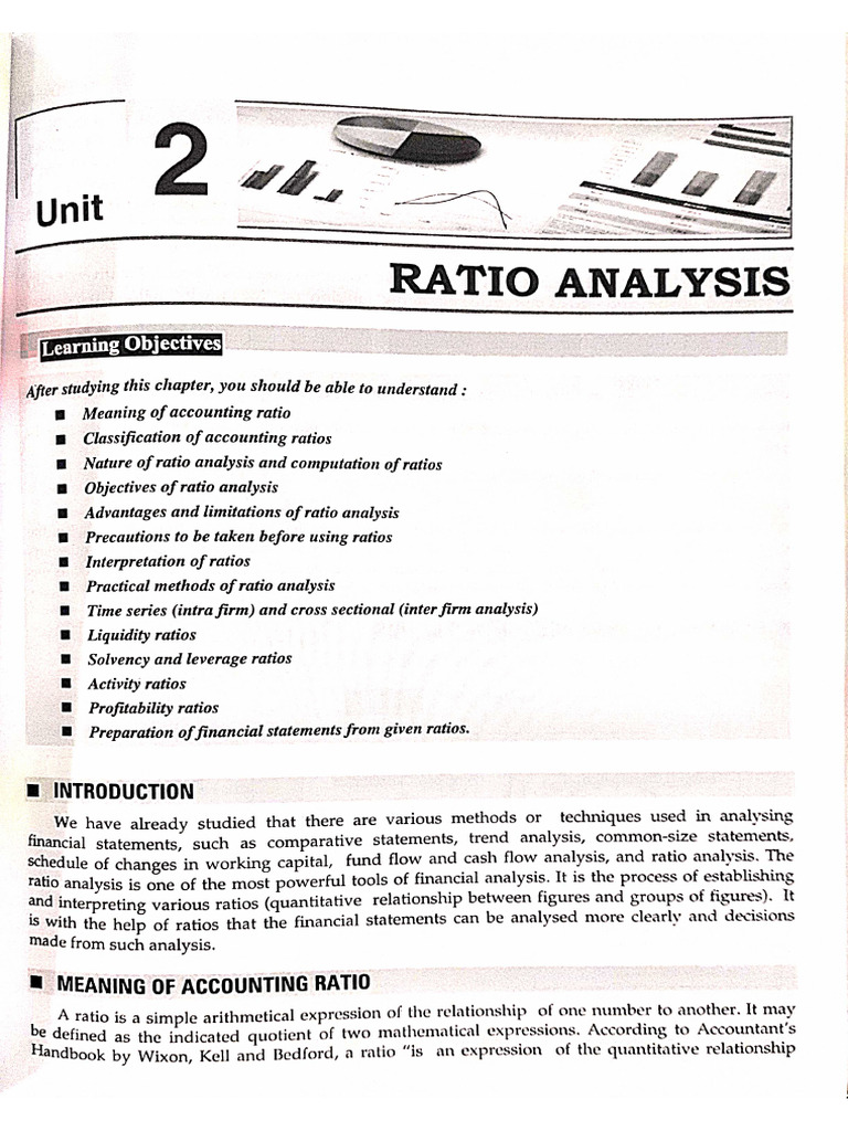Ratio Analysis AM | PDF