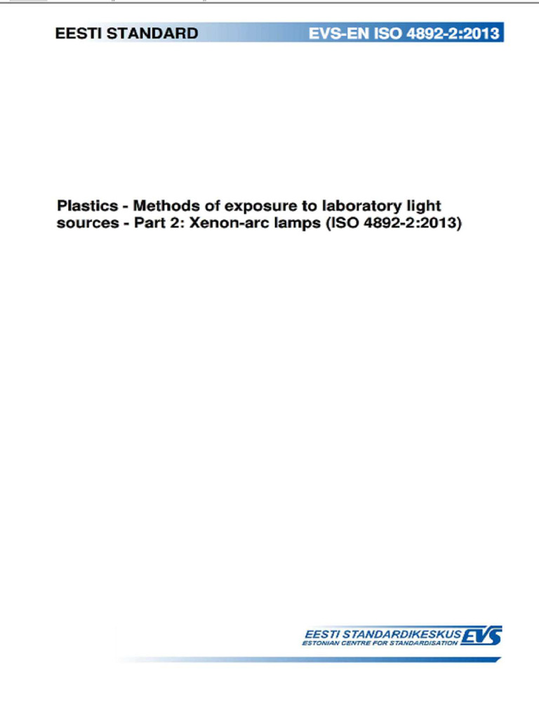 113- EVS EN ISO 4892-2_2013 | PDF
