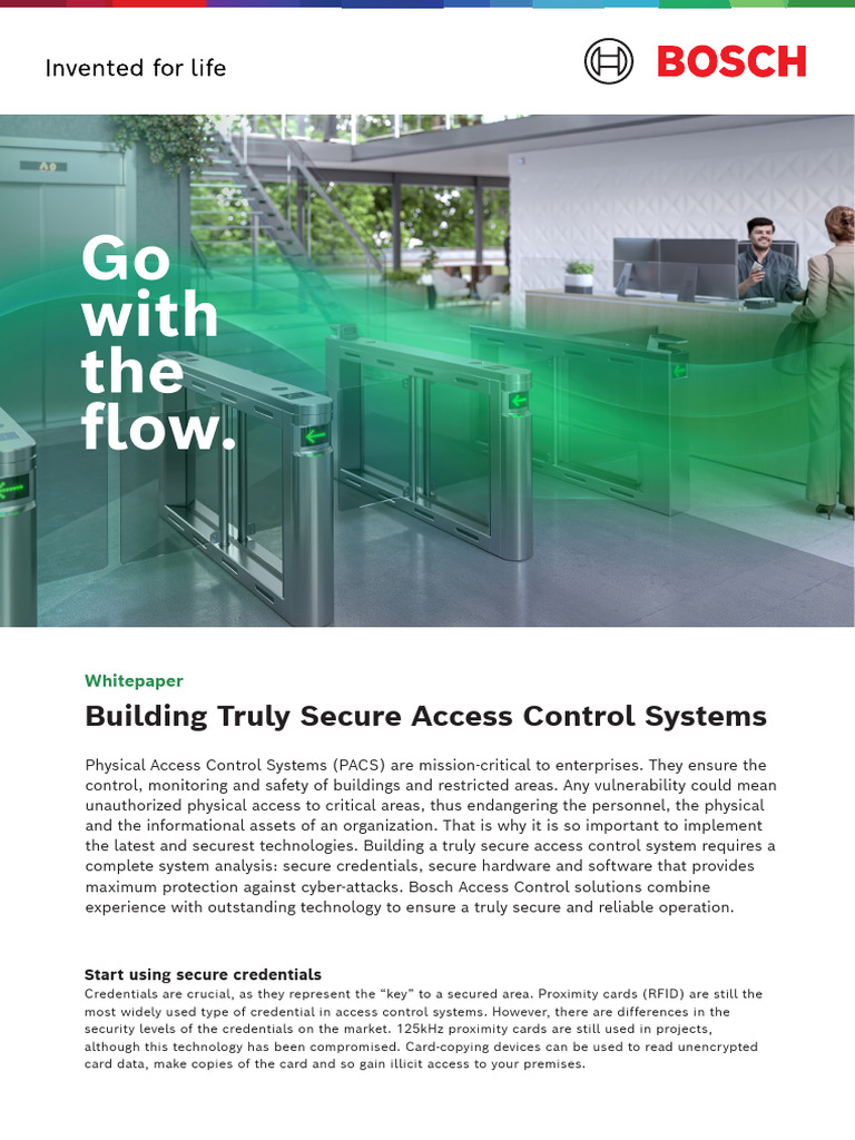 Bosch Whitepaper Data Security | PDF | Access Control | Public Key ...