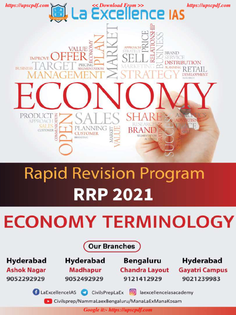 RRP 2021 Economy Terminology @UpscPdf | PDF