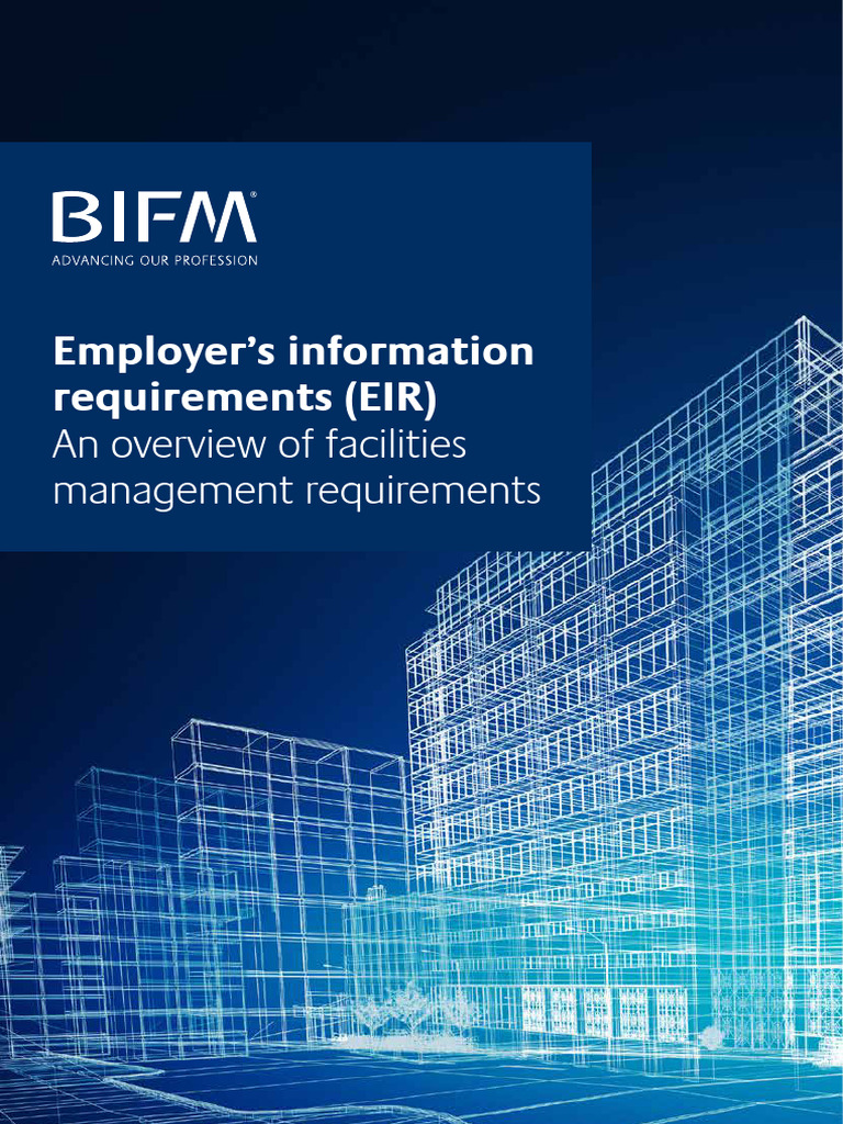 UK BIFM, EIR, Bifm Simon Ashworth Guide Eir | PDF | Building Information Modeling | Business