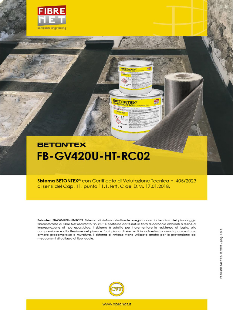 Betontex - FB 03 STC 040 It 12 Fb-Gv420u-Ht-Rc02 | PDF