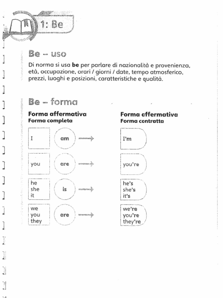 Quaderno Di Recupero Inglese Classi Prime | PDF